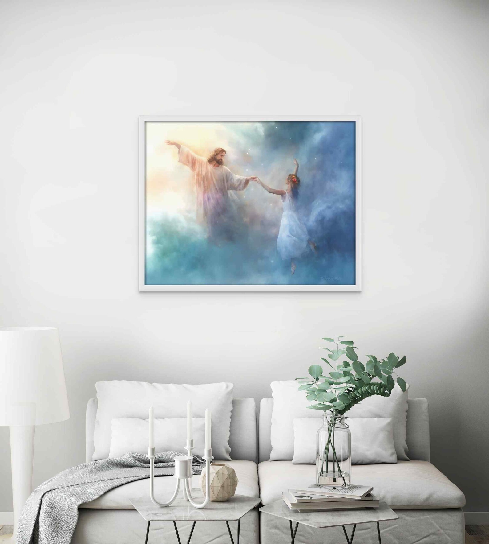 A Dance With God, Christian Art, Jesus Christ Dancing With Ballerina ...