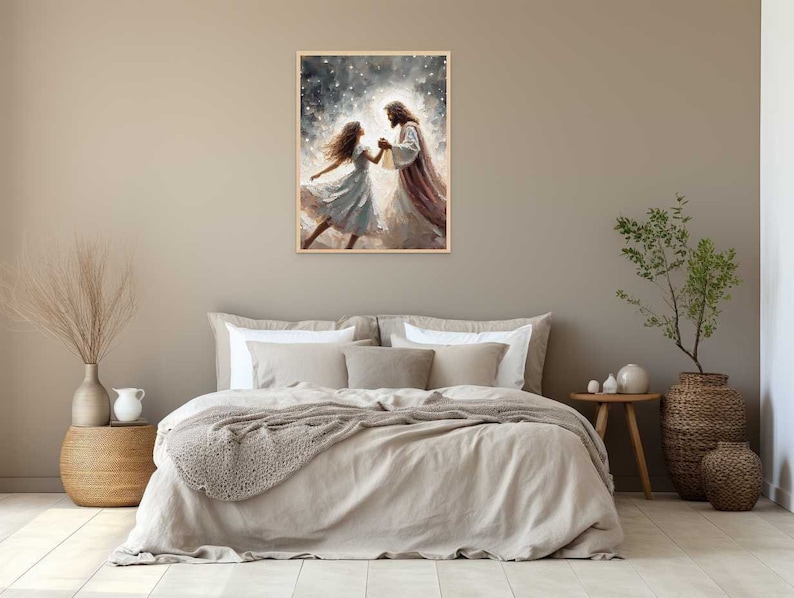 Vals of Faith, Christian Art, Jesus Christ Dancing With Girl, Jesus ...