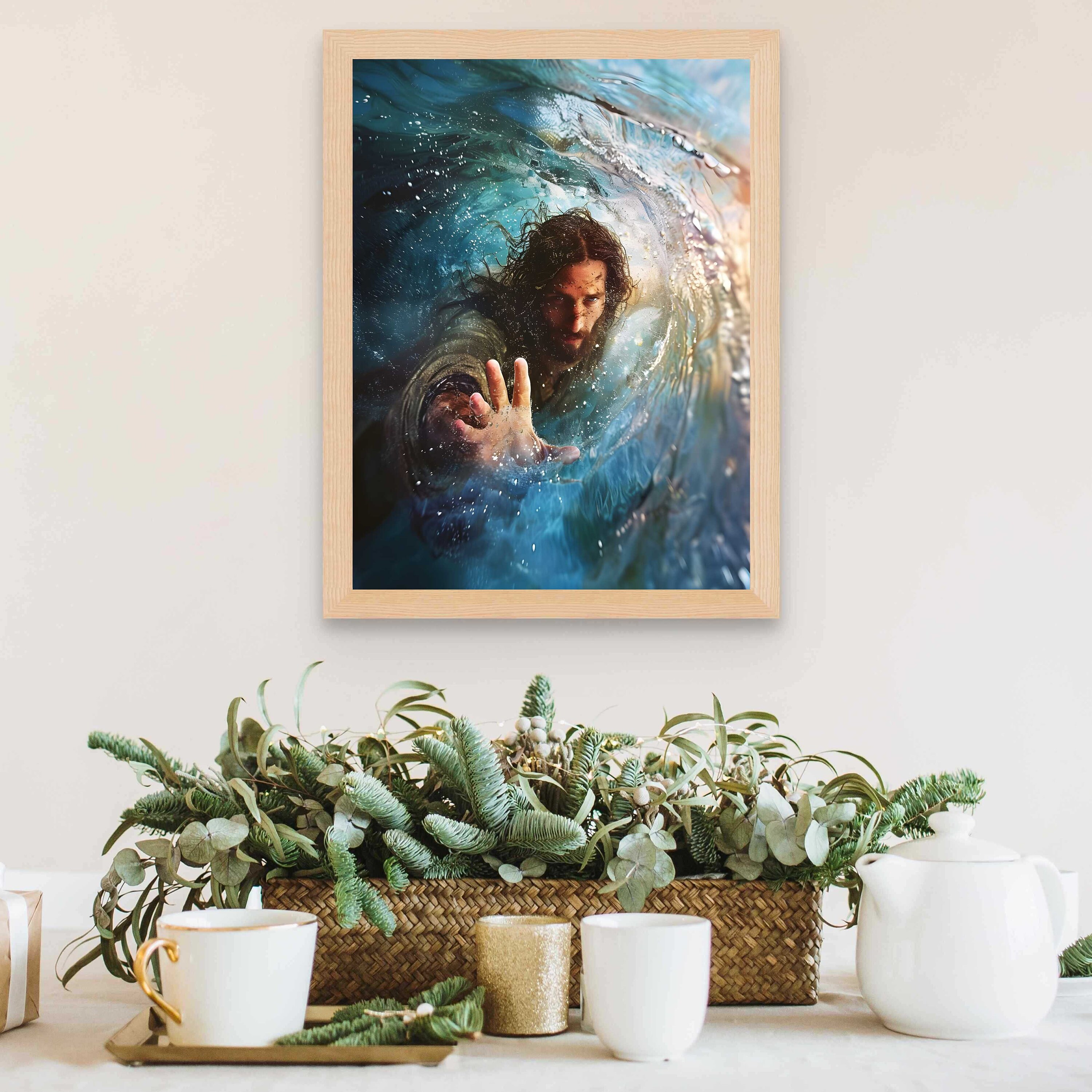 Hand of God, Christian Art, Jesus Painting, Jesus Saves Peter, Jesus ...