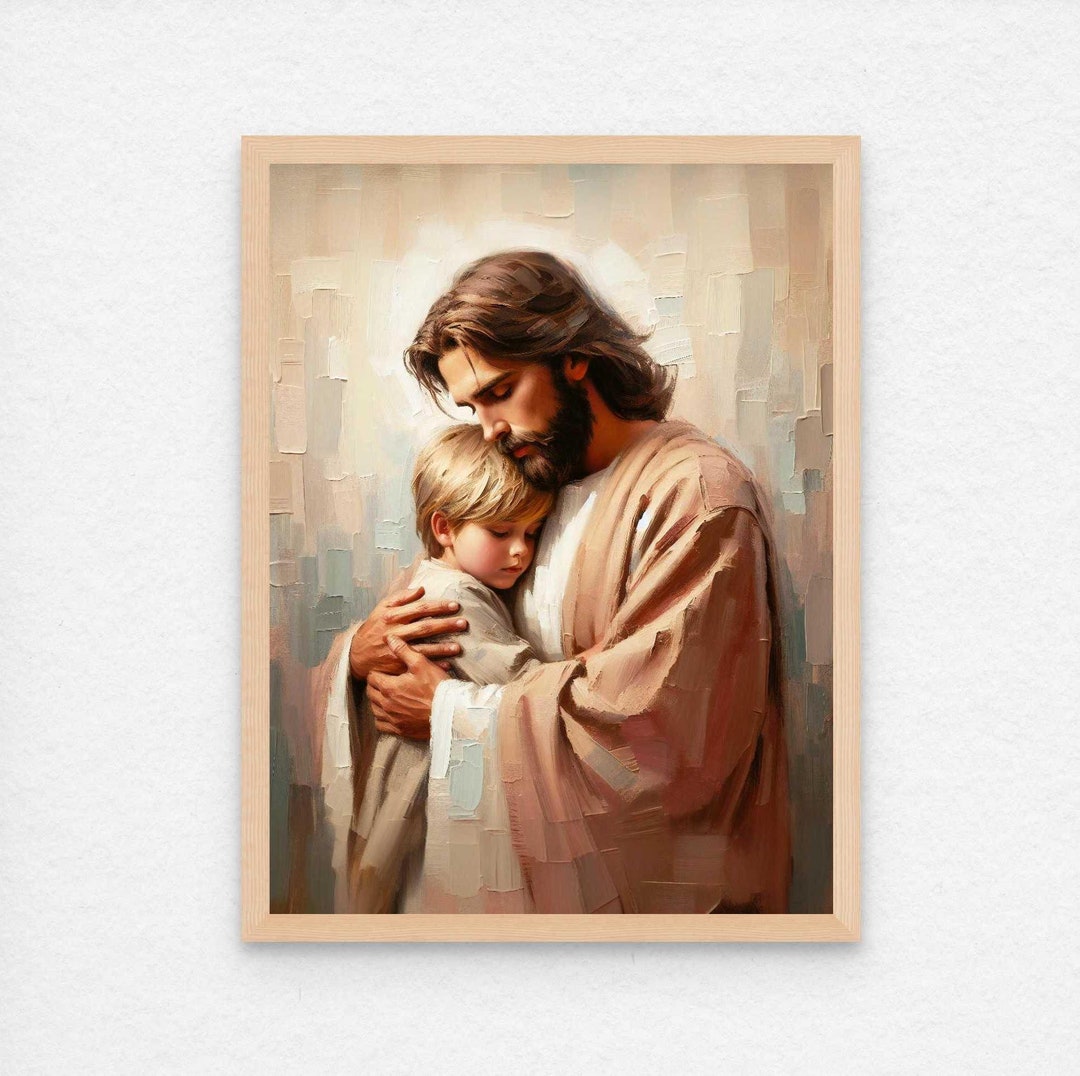 His Savior Art, Christian Art, Jesus With Boy, Jesus Picture, LDS Art ...