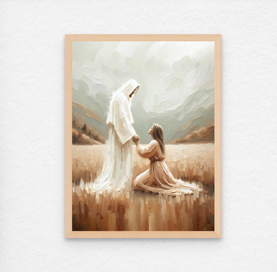 His Forgiveness, Christian Painting, Jesus and Woman Art, Bible ...