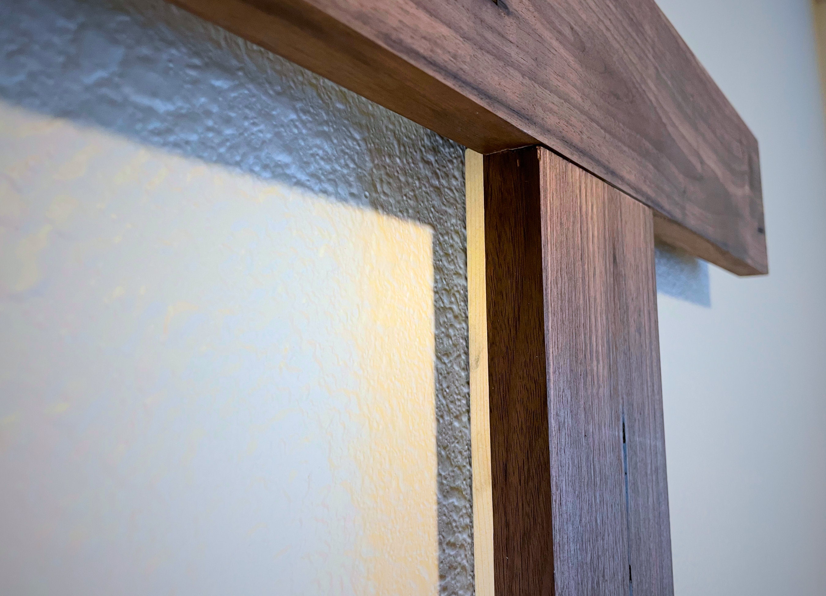 Walnut Cross, Wall Cross, Offset Cross, Christian Gift, Offset Cross ...