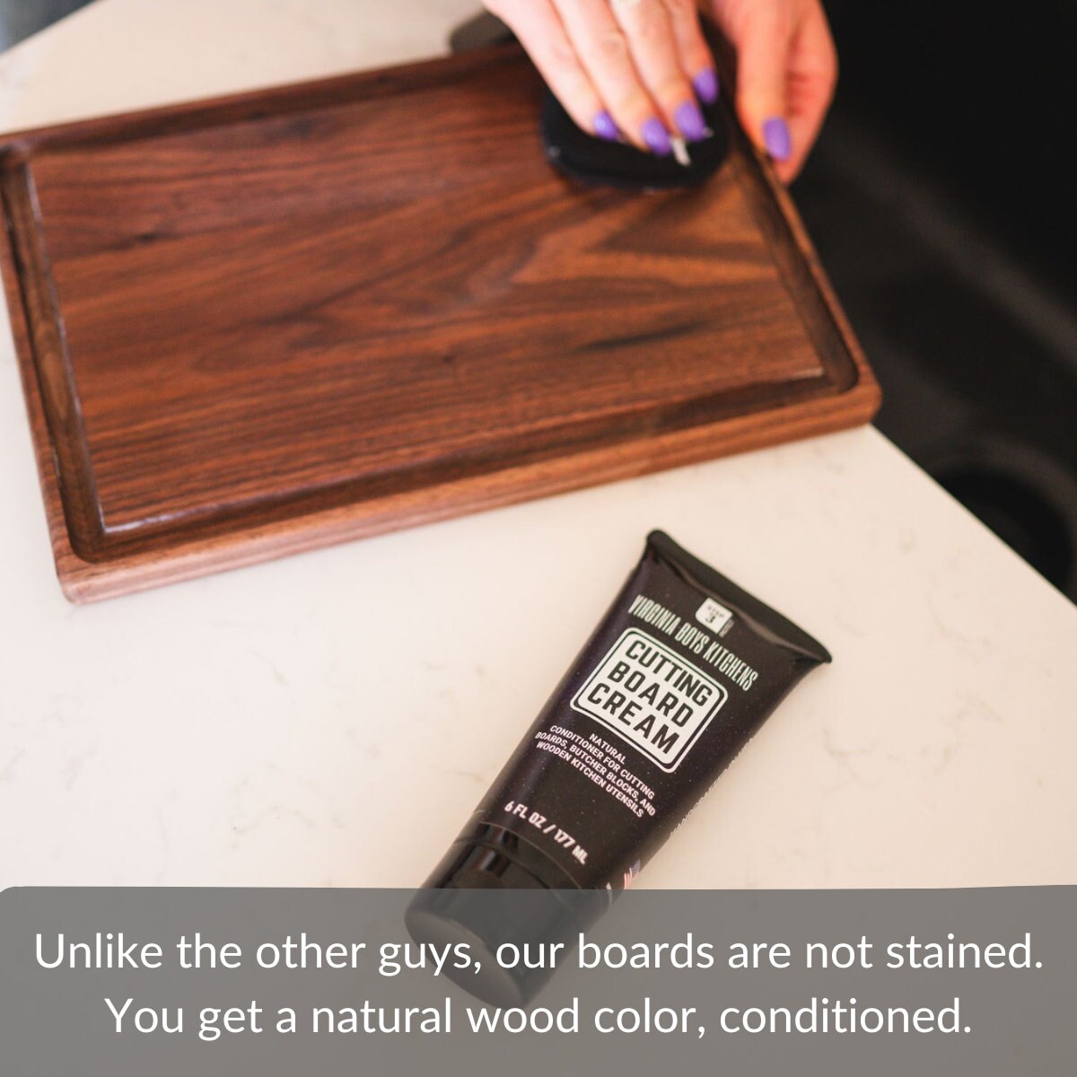 Custom Extra Large Walnut Wood Cutting Board - Made 100% in USA - by Virginia Boys Kitchens ...