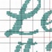 Let It Be Cross Stitch Pattern - Etsy