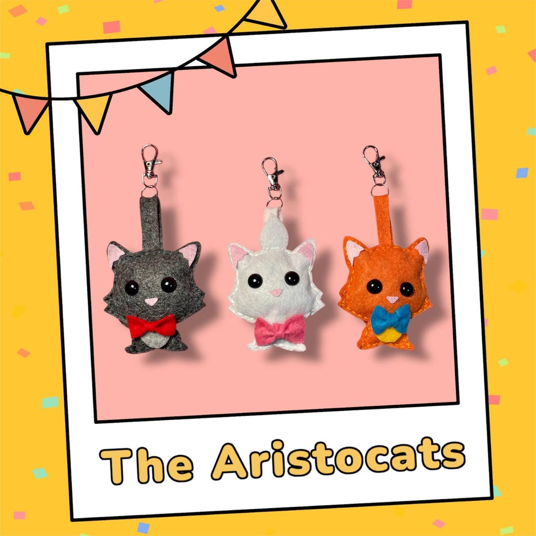 Aristocats Kitten Keychain - Etsy