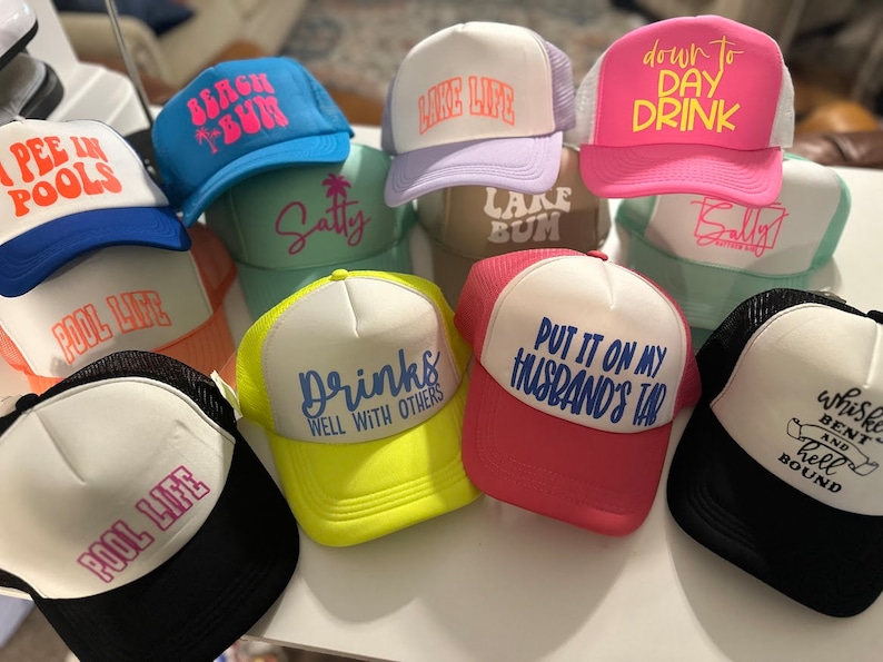 Custom Trucker Hats Summer - Etsy
