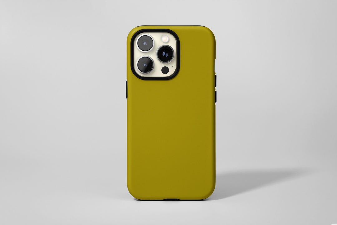 Golden Olive 2025 Trend Color Phone Case Chic Aesthetic Gift for Her or ...