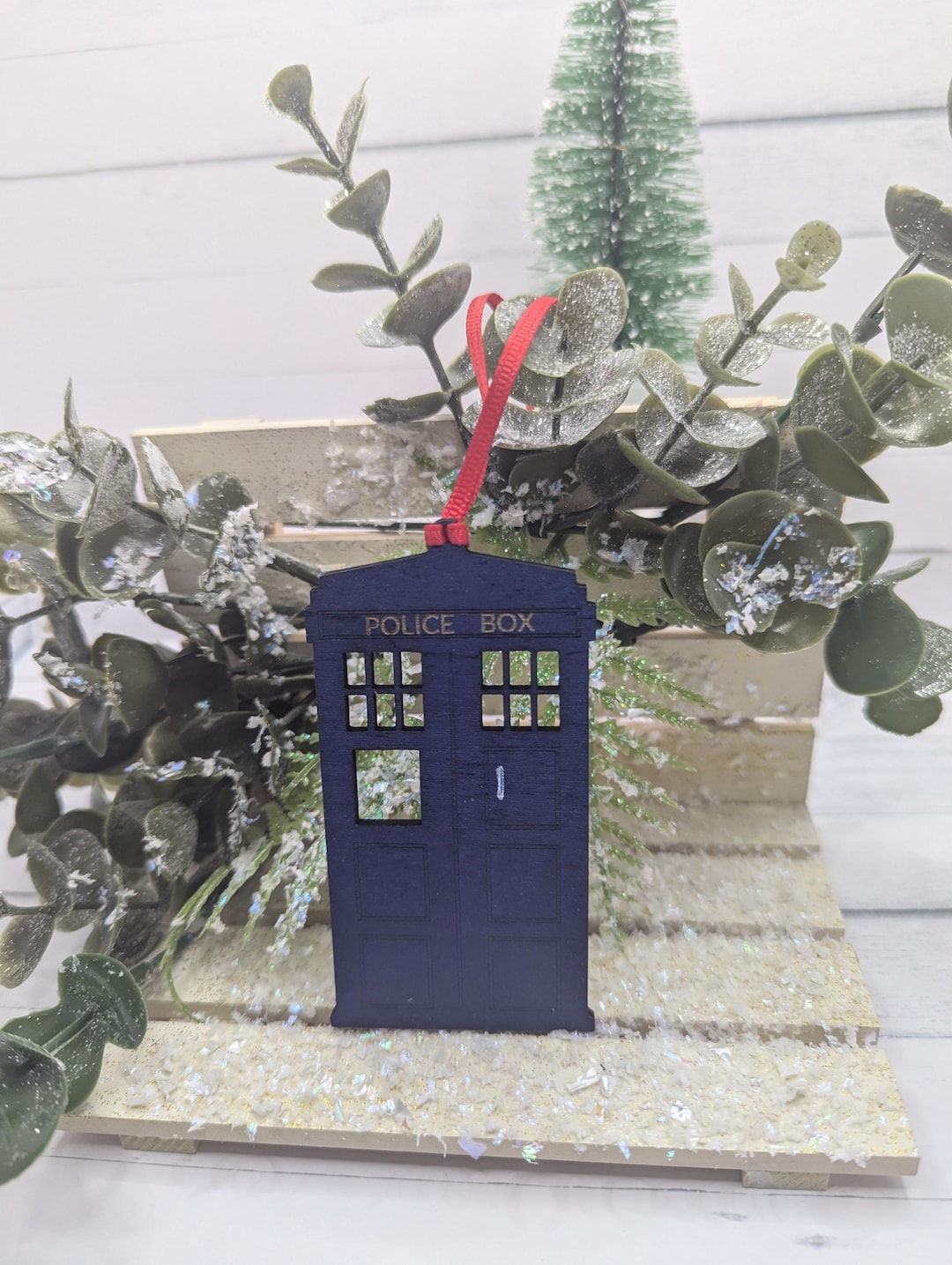 Doctor Who Inspired TARDIS Wooden Ornament - 2x4 Inch Cutout - Etsy