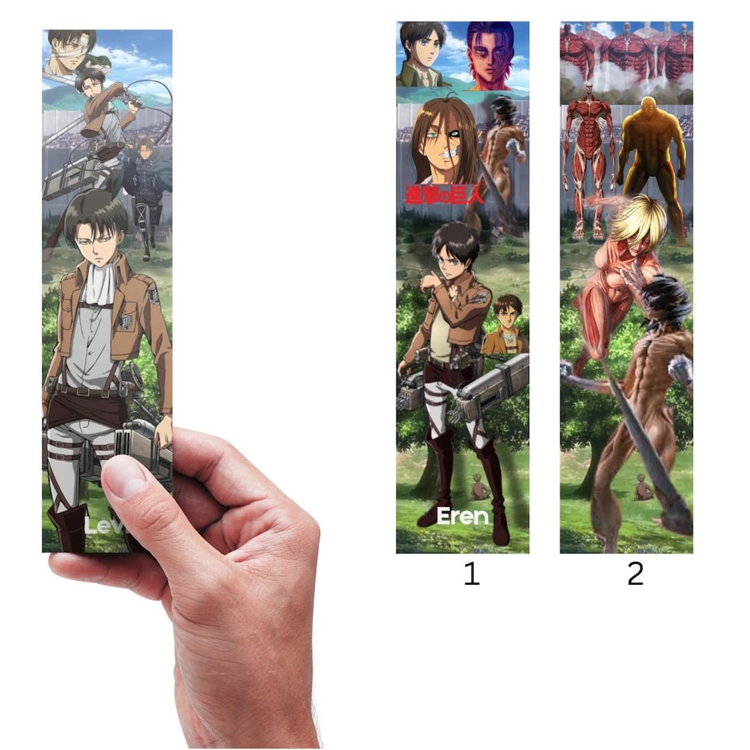 Choose Your Attack on Titans Bookmark and Never Lose Your Page With ...