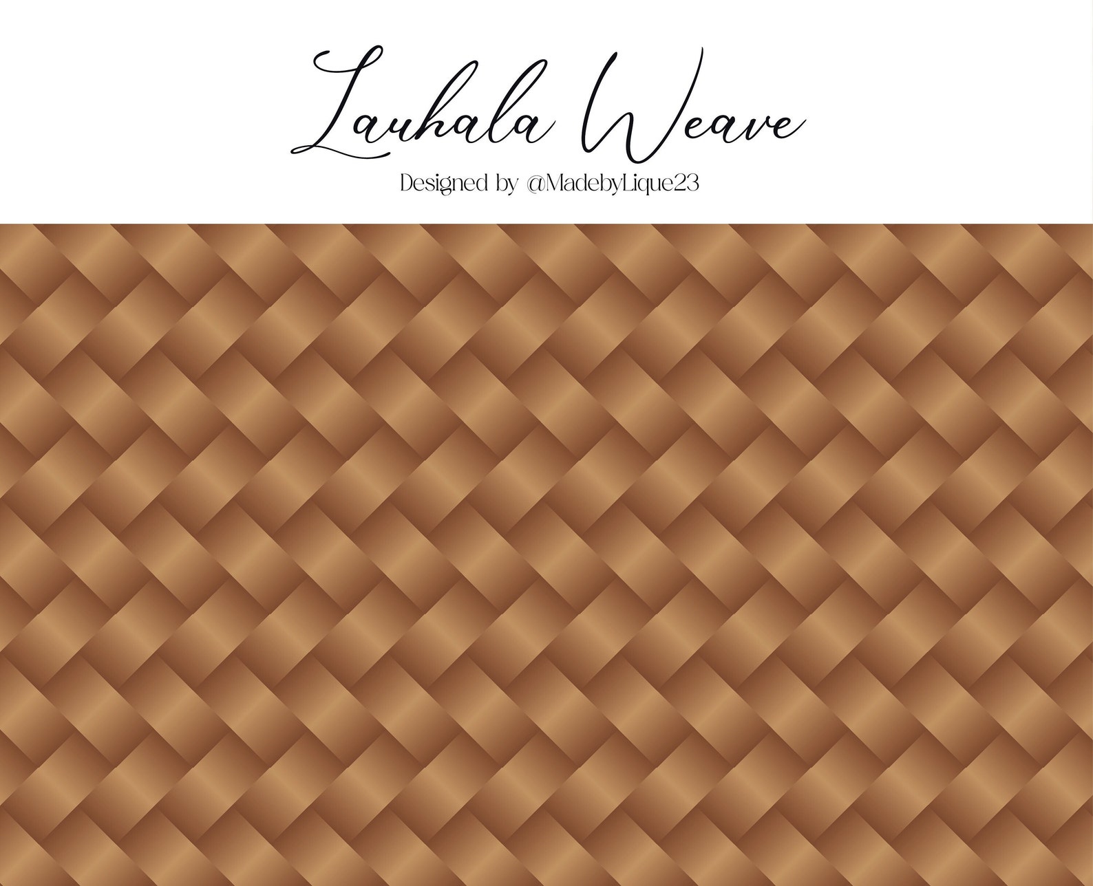 Digital Seamless Lauhala Mat Pattern - Etsy