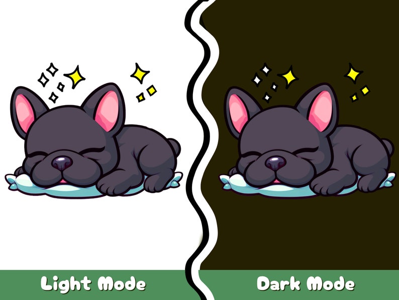 Cute Black French Bulldog/ Frenchie Emotes for Streaming! *youtube ...