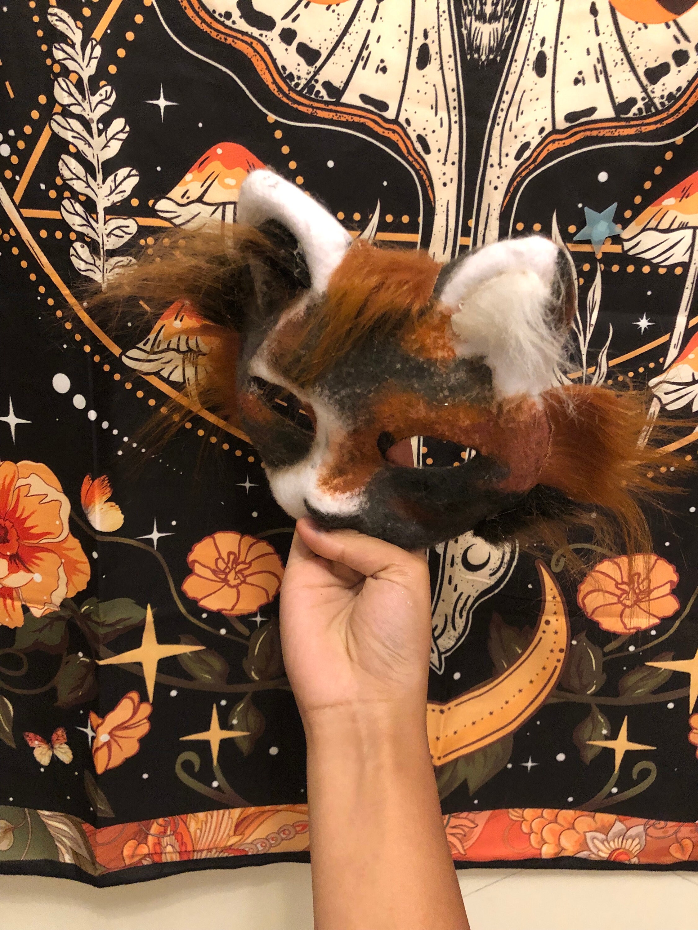 Therian Calico/tortoiseshell Cat Mask - Etsy