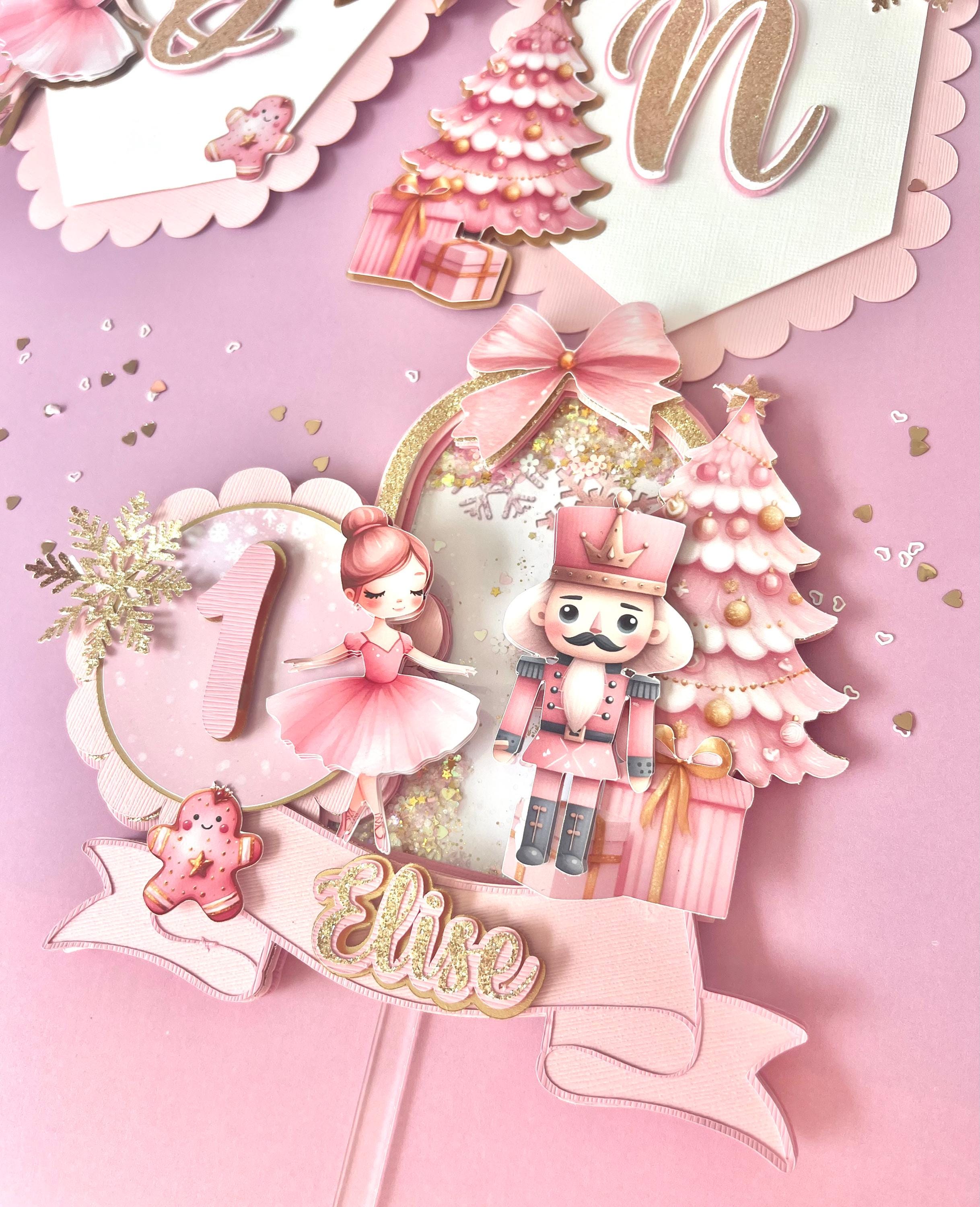 Nutcracker Cake Topper, Nutcracker Birthday, Pink Nutcracker Ballet, Nutcracker Christmas ...