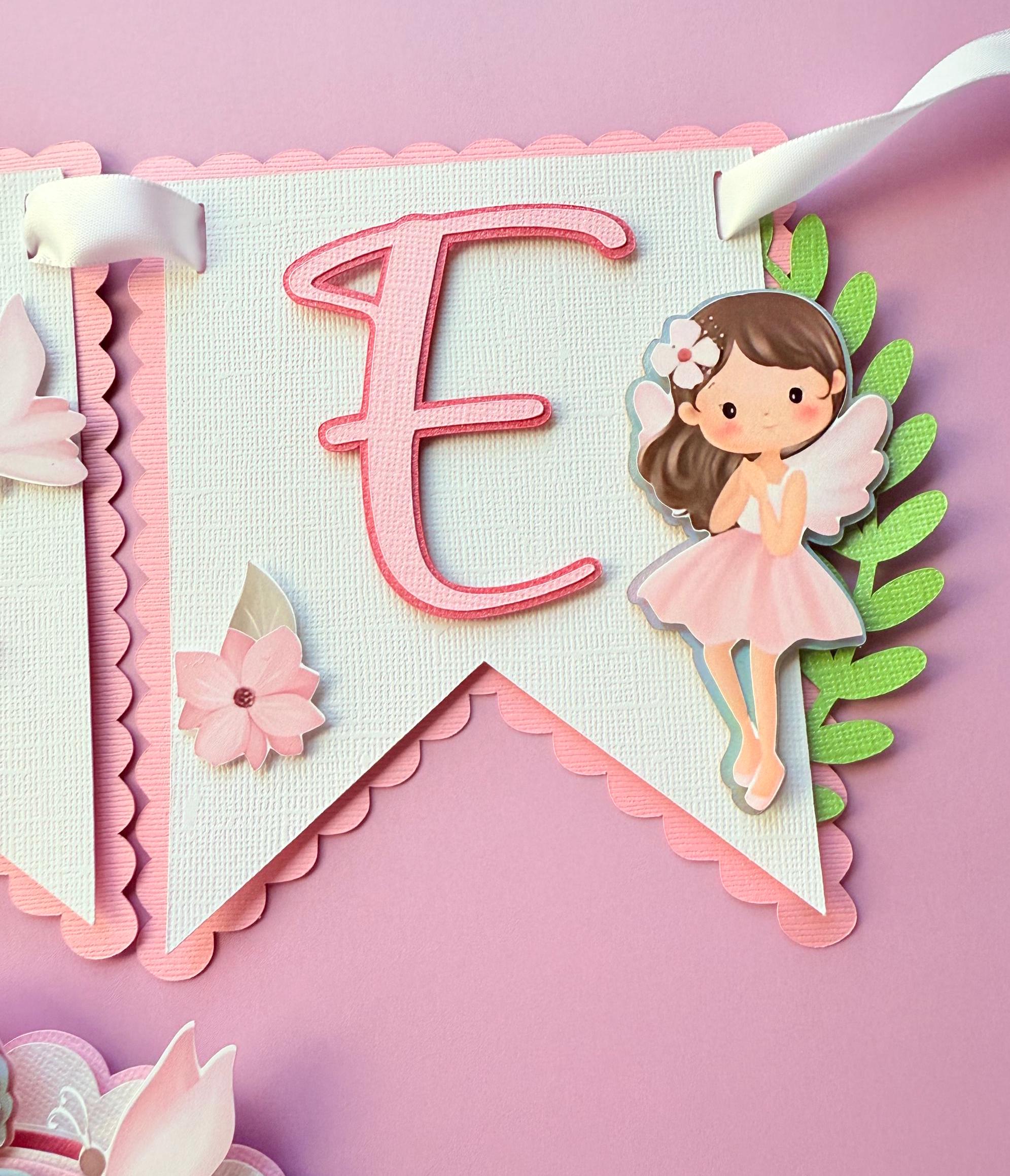 Fairy Banner, Fairy Birthday, Fairy 1st Banner, Fairy Theme, Whimsical ...