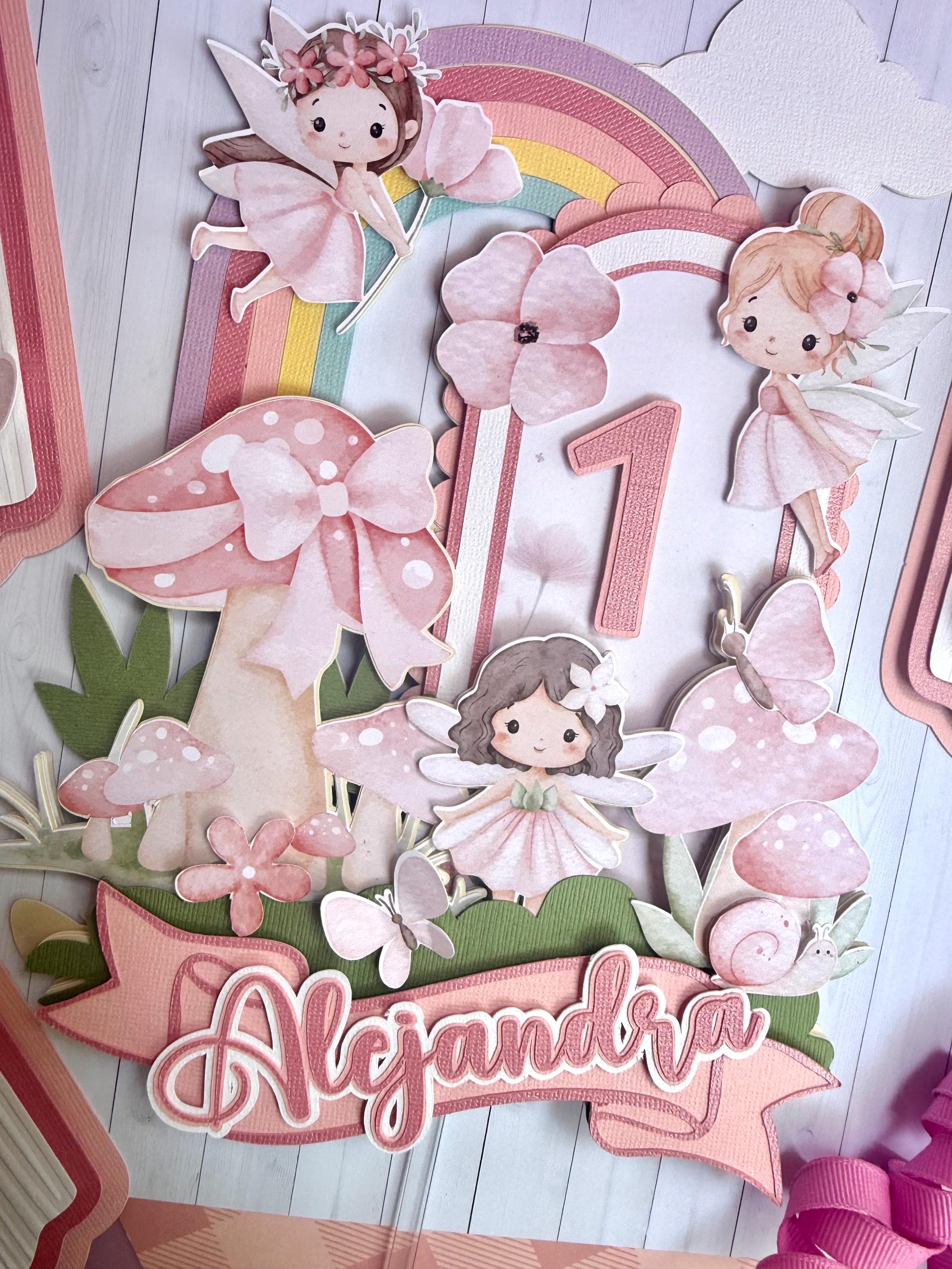 Fairy Birthday Cake Topper: Whimsical Party Decoration - Etsy