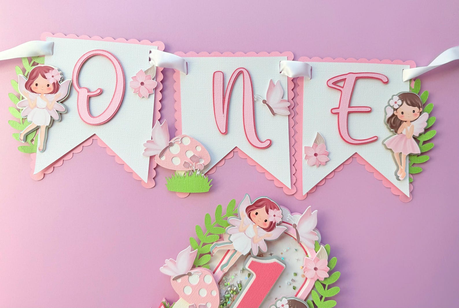 Fairy Banner, Fairy Birthday, Fairy 1st Banner, Fairy Theme, Whimsical ...