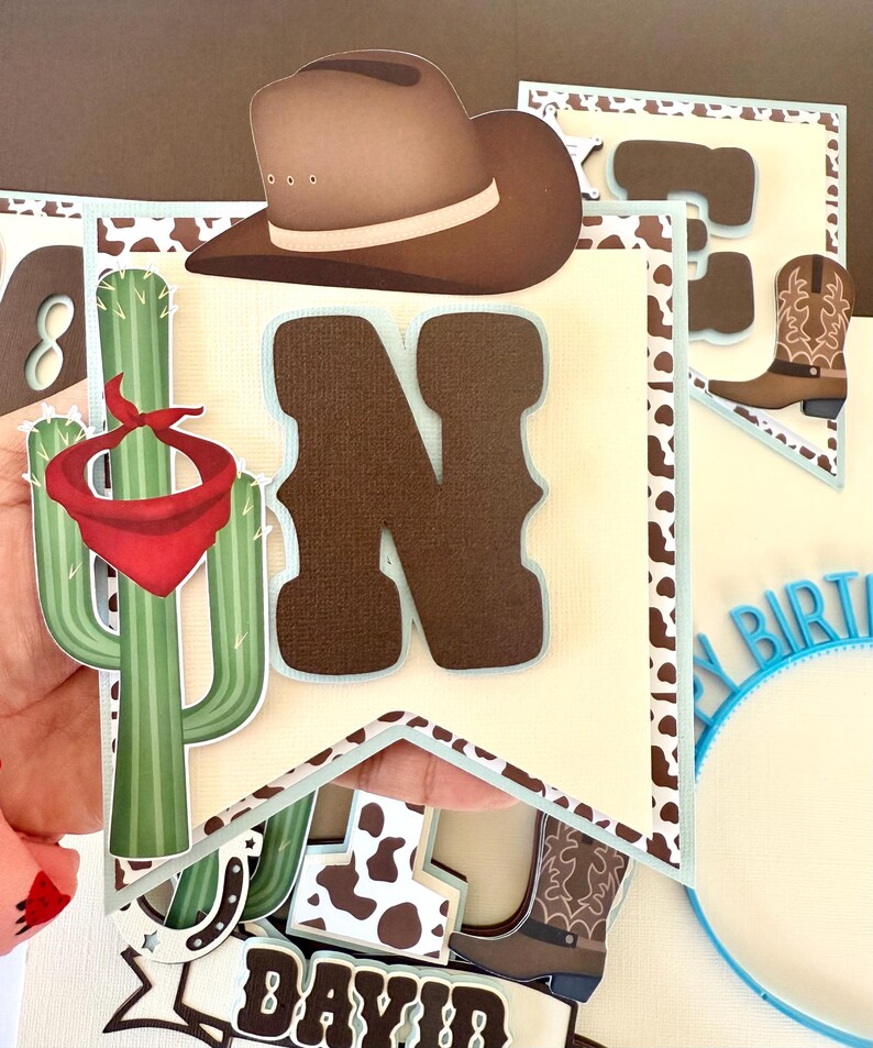 First Rodeo Birthday Banner: Cowboy Theme Party Decor - Etsy