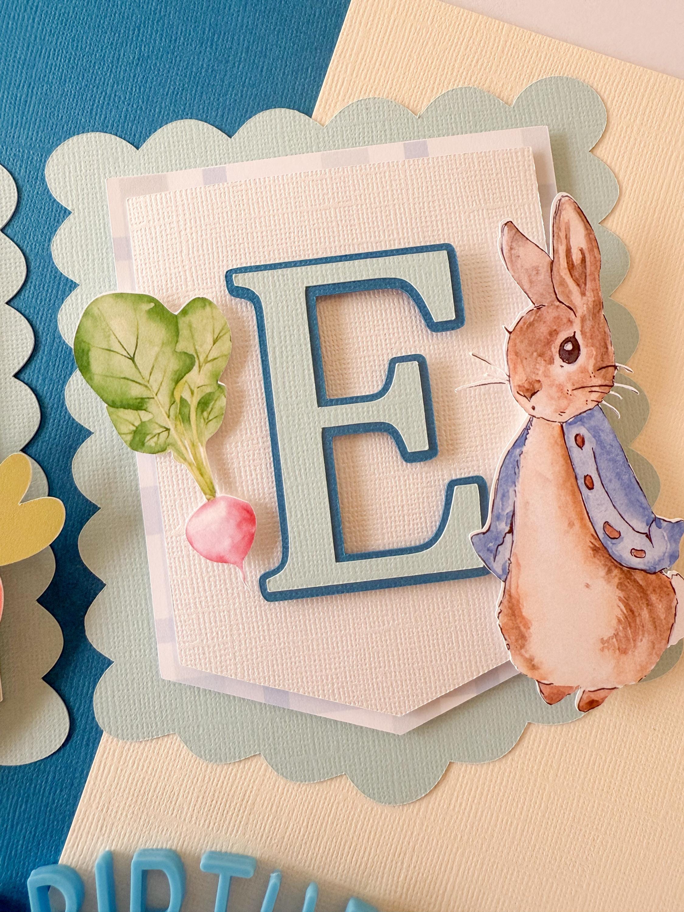 Peter Rabbit Banner, Peter Rabbit Birthday, Some Bunny is One Banner ...