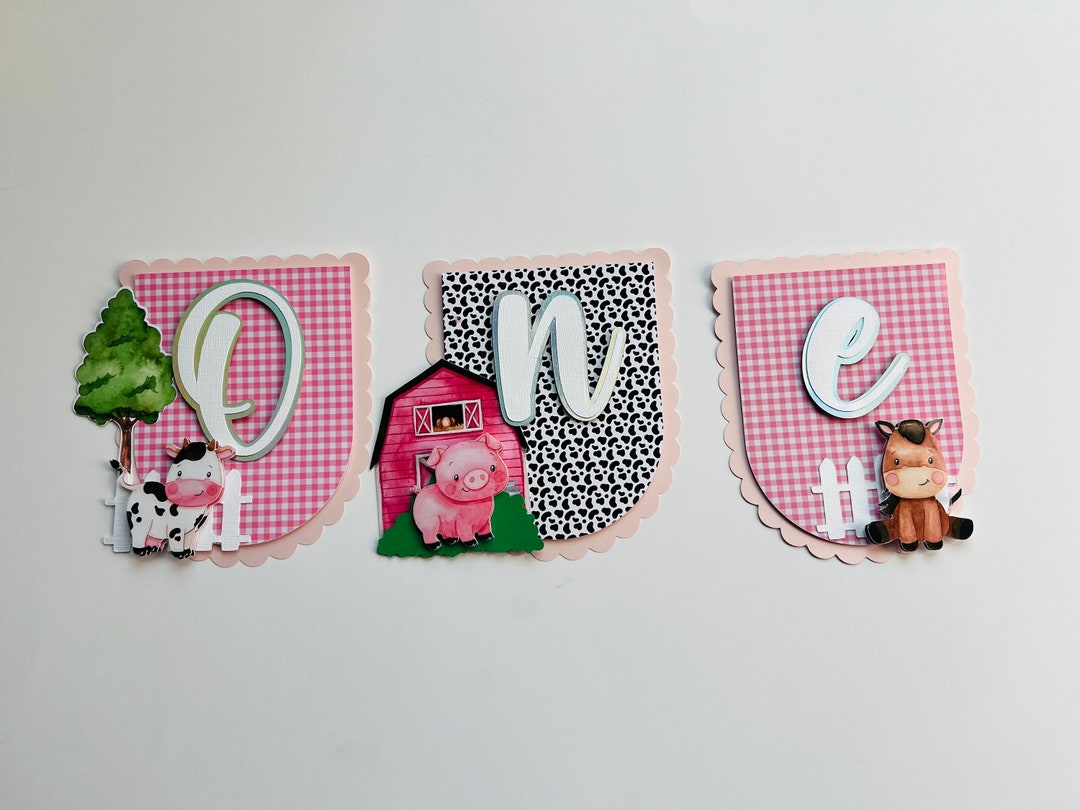 Farm Banner Farm Birthday Decorations Barn Yard Birthday - Etsy