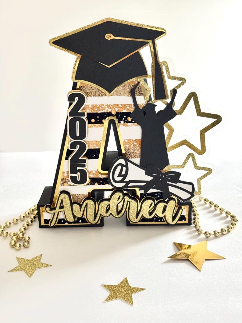 Graduation 3D Letter, Graduation Decorations, 2025 Graduation Party ...