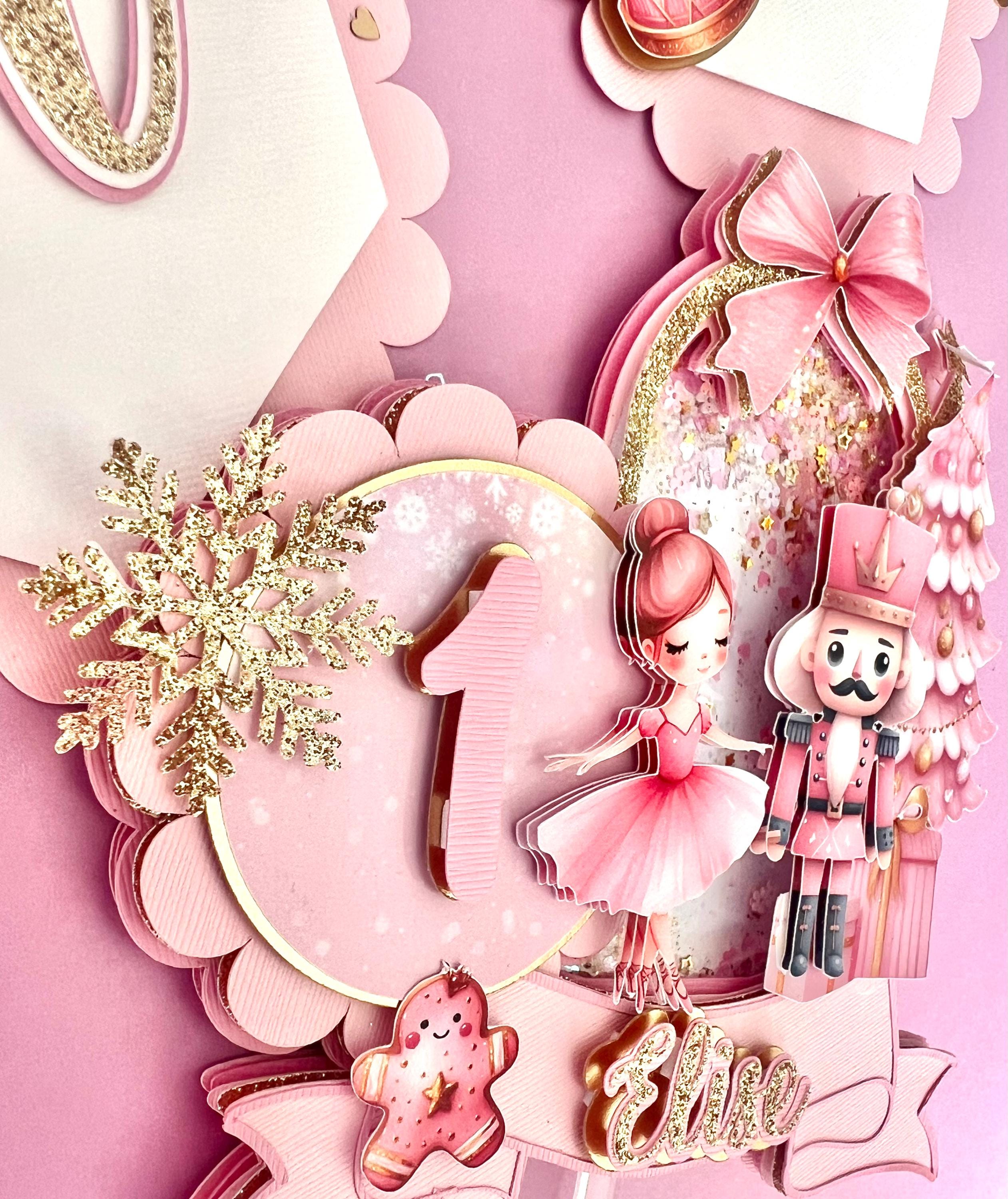Nutcracker Cake Topper, Nutcracker Birthday, Pink Nutcracker Ballet, Nutcracker Christmas ...