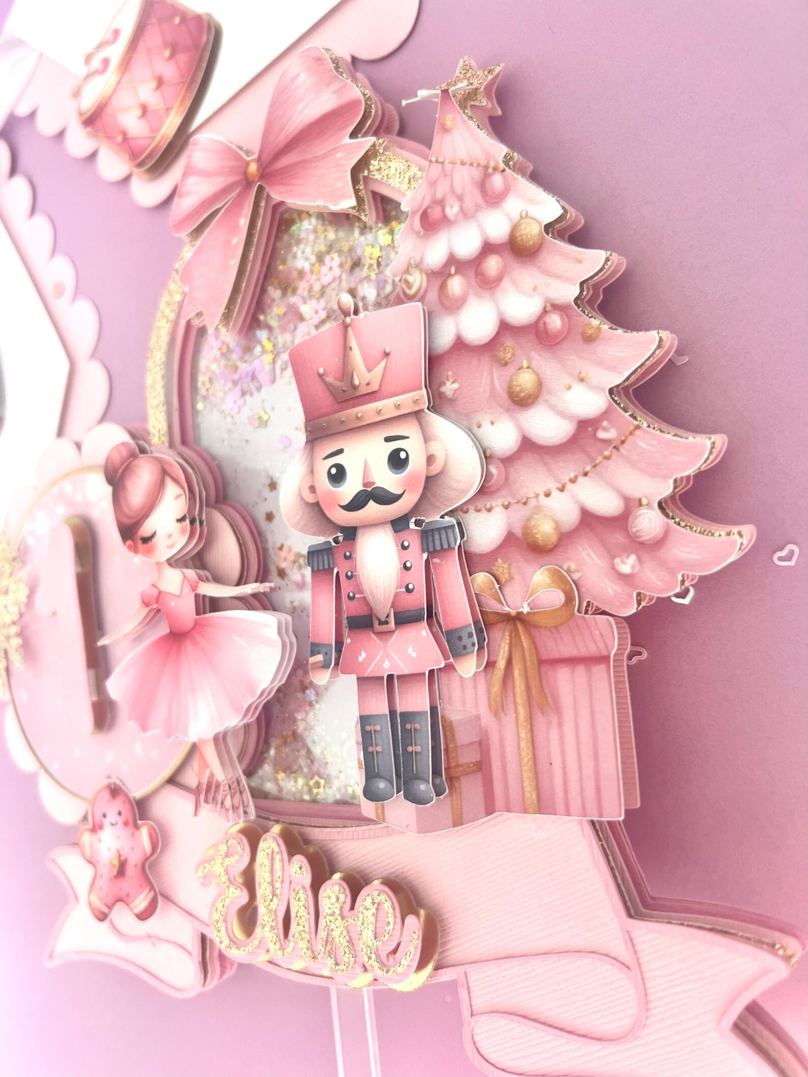 Nutcracker Cake Topper, Nutcracker Birthday, Pink Nutcracker Ballet ...