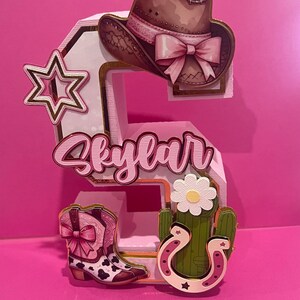 Cowgirl First Rodeo Cake Topper: Shaker Birthday Decor - Etsy
