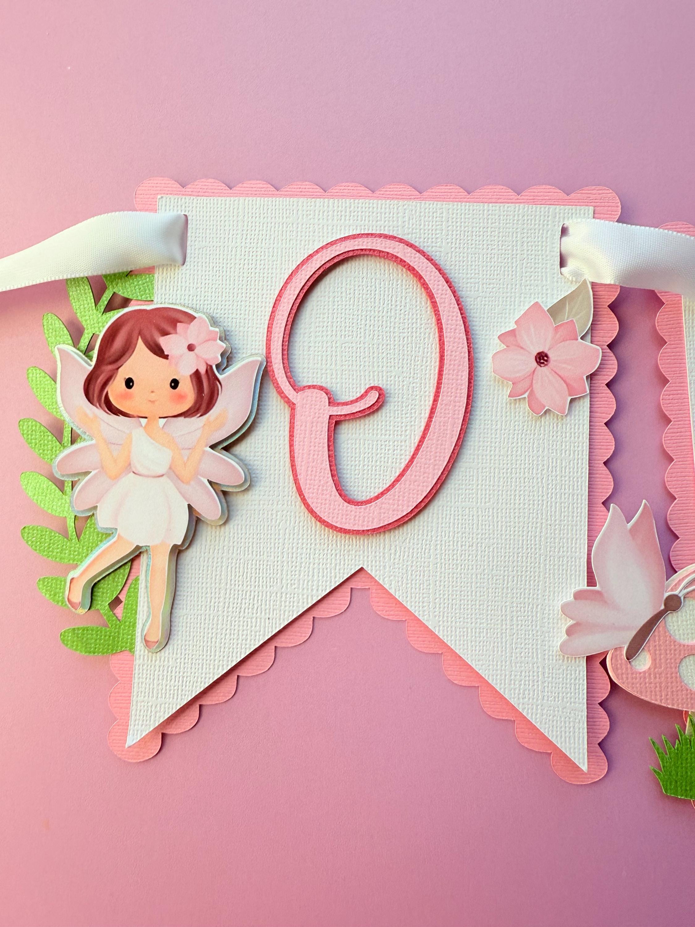 Fairy Banner, Fairy Birthday, Fairy 1st Banner, Fairy Theme, Whimsical ...