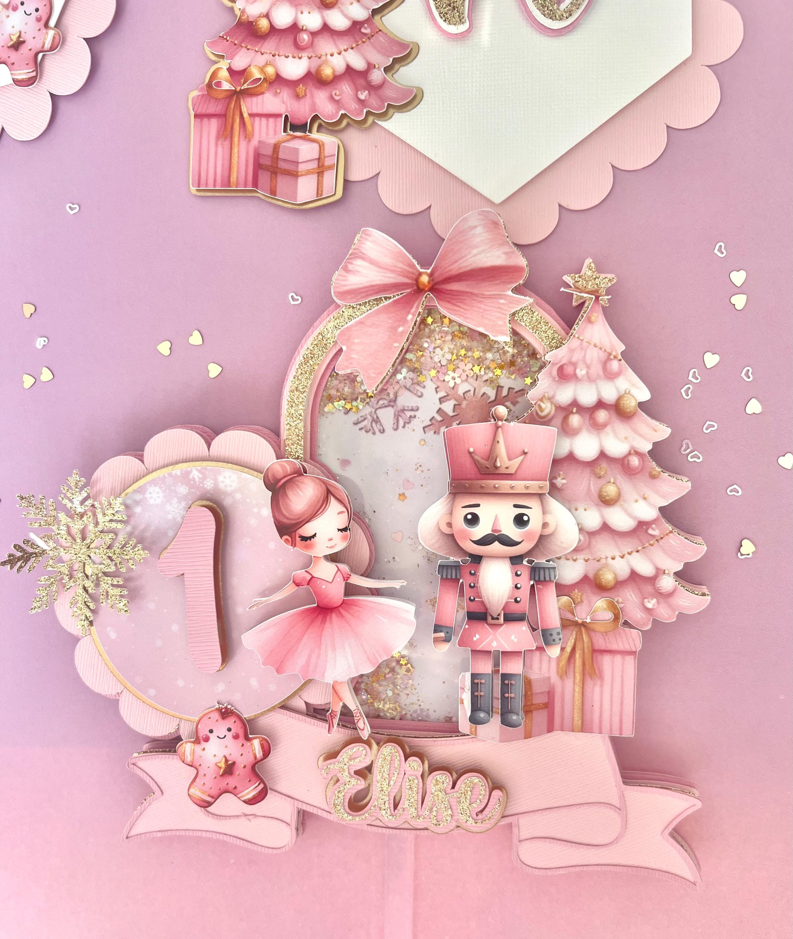 Nutcracker Cake Topper, Nutcracker Birthday, Pink Nutcracker Ballet, Nutcracker Christmas ...