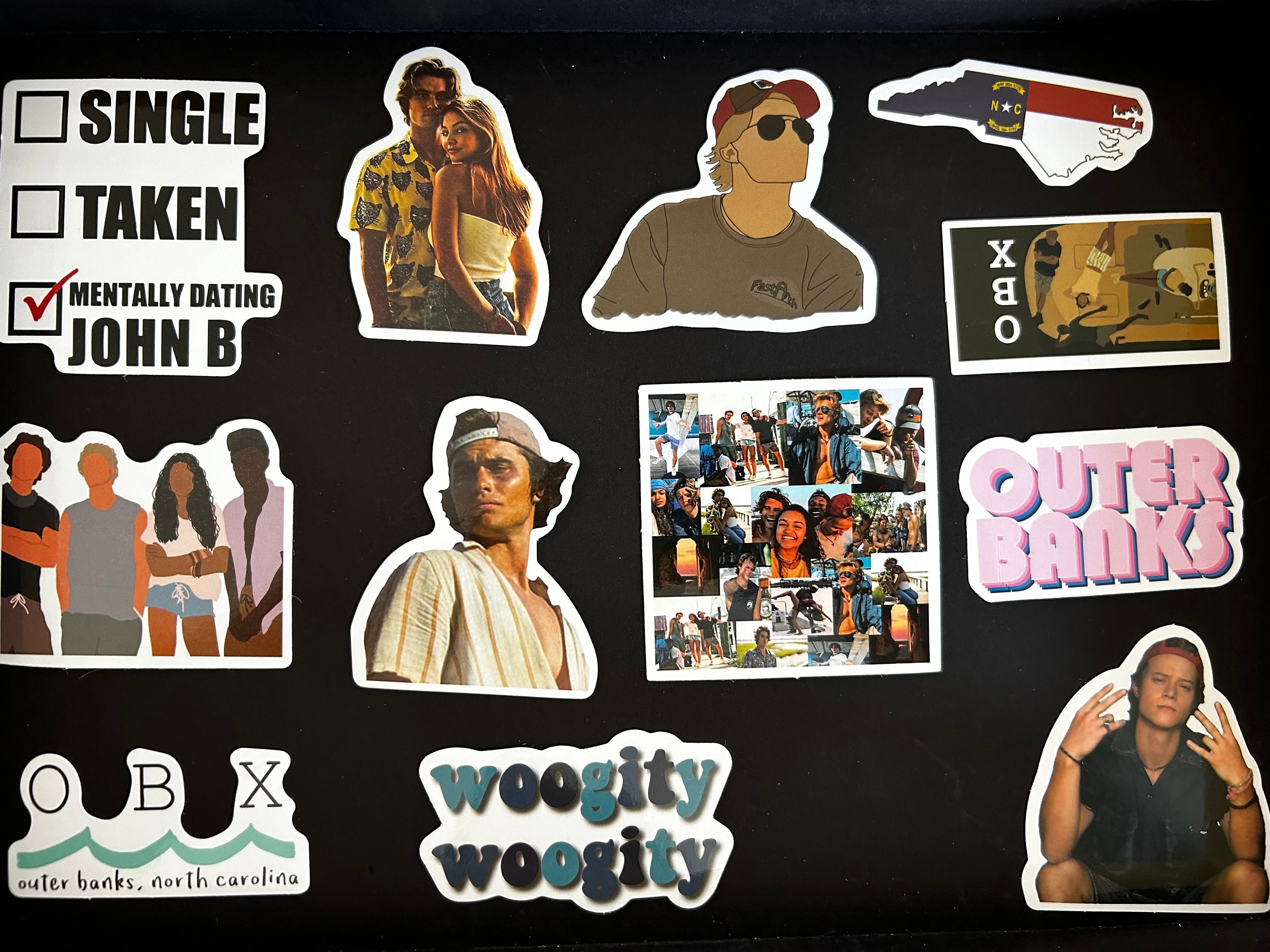 OBX Outer Banks Stickers for Water Bottles, Laptop, Phones, Guitars ...