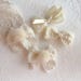Cream Lace Bow Hair Clips | Birthday Party Hair Accessory | Flower Girl ...
