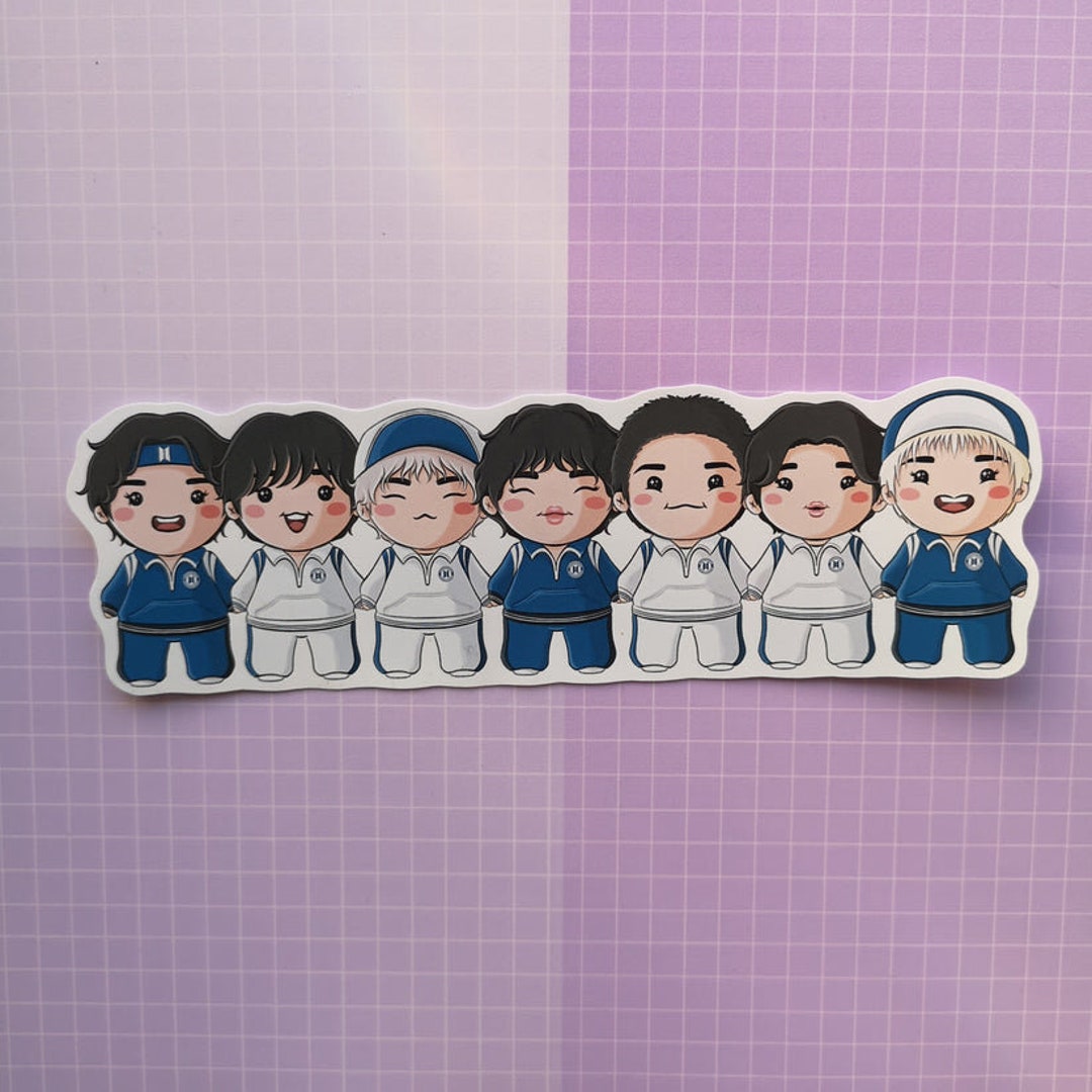 Bangtan Large Chibi Sticker - OT7 Photo Folio - Etsy