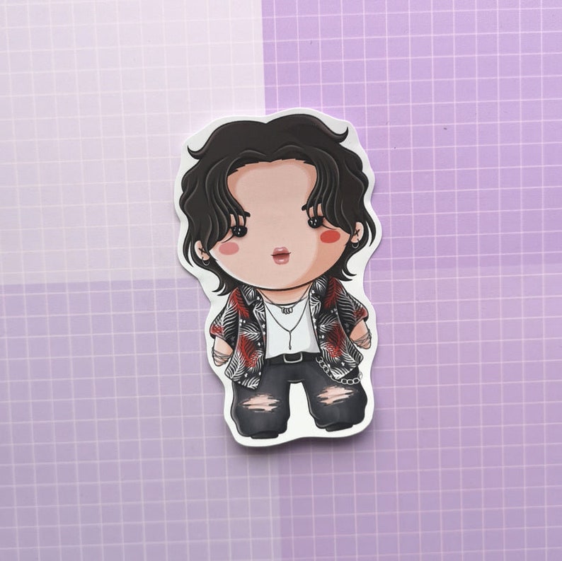 Bangtan Large Chibi Sticker - Haegeum Suga Agust D Yoongi - Etsy