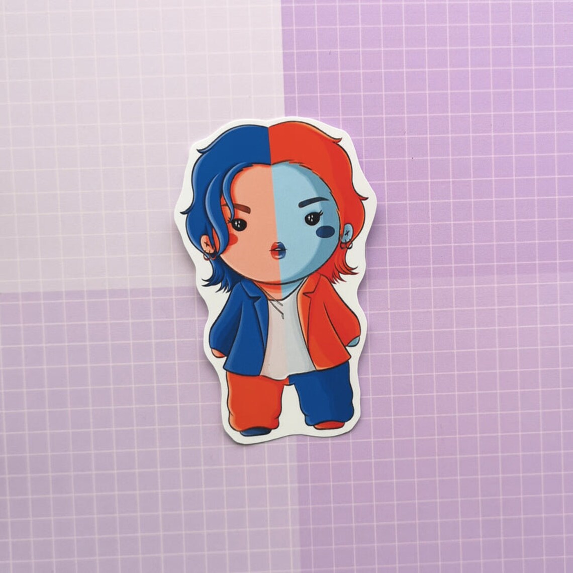 Bangtan Large Chibi Sticker D-day Tour Suga Agust D Yoongi - Etsy