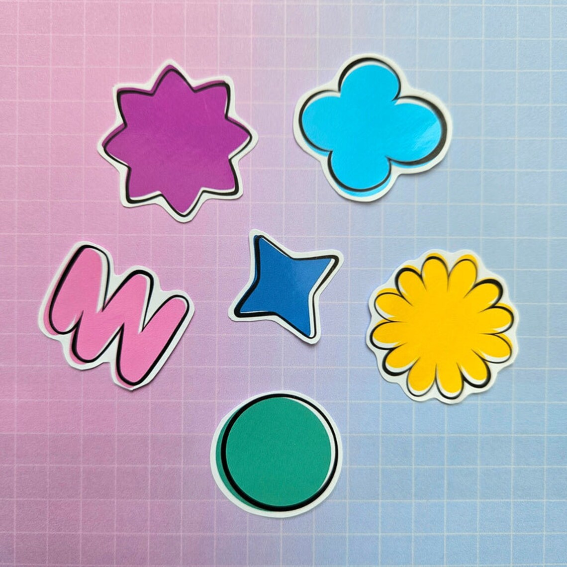 Bangtan Mini Filler Sticker Set - OT7 Permission to Dance Confetti - Etsy