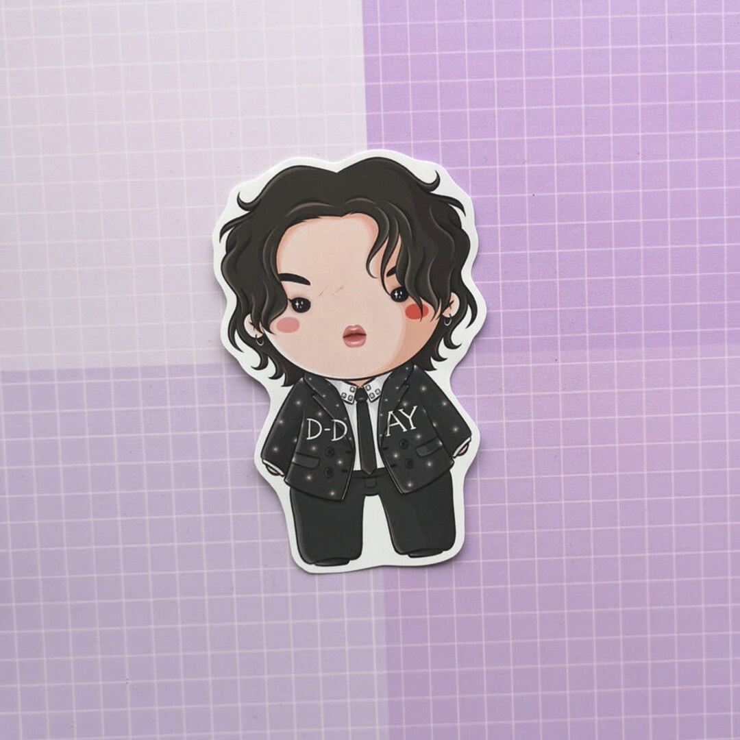 Bangtan Large Chibi Sticker - D-day Tour Final Suga Agust D Yoongi - Etsy