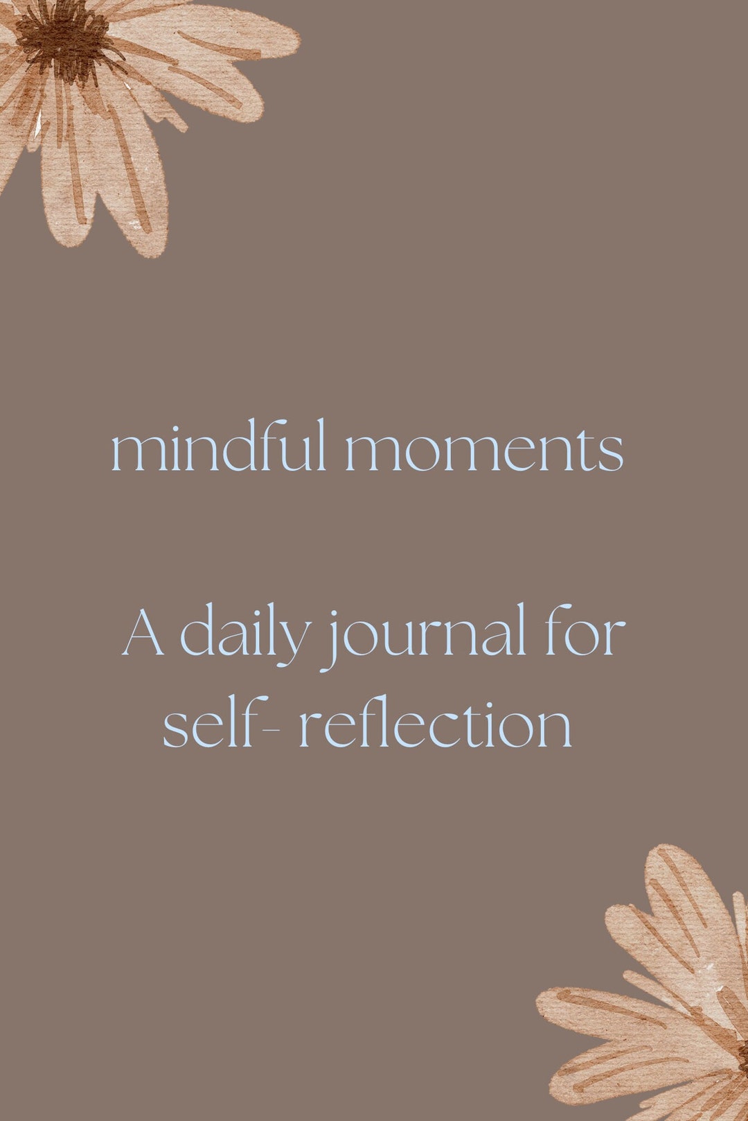 Mindful Moments : Self Care Journal - Etsy