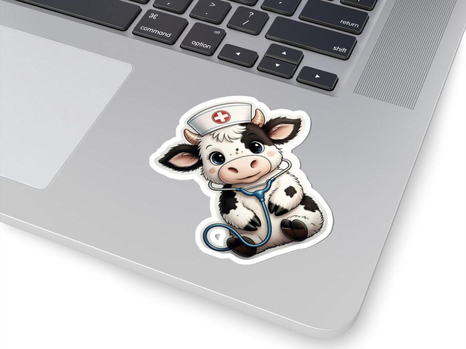 Cows Nurse Printables PNG, Inspirational Stickers PNG, Print-cut ...