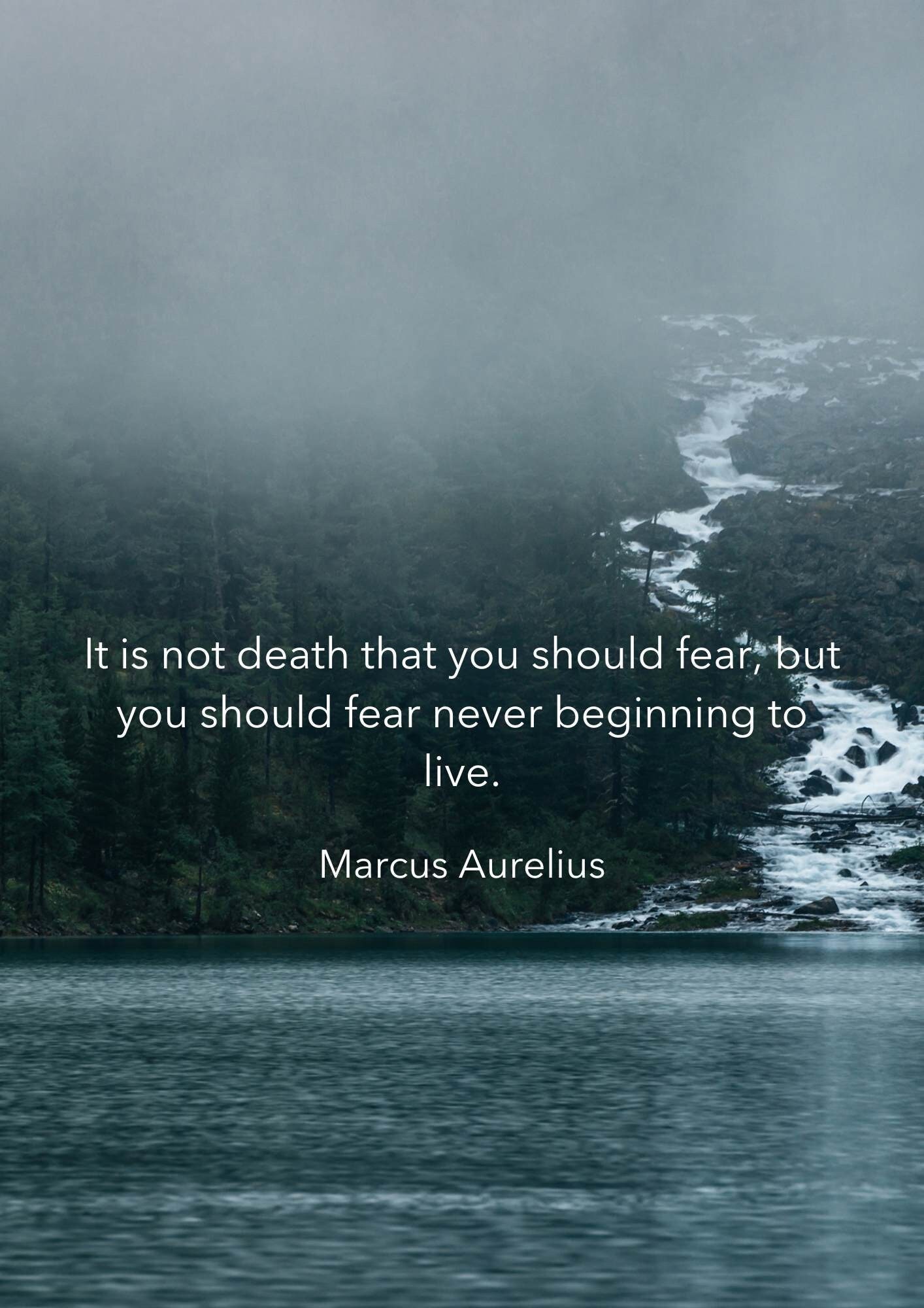 Stoic Wisdom Wall Art Inspirational Quote Print for Mindful Living ...