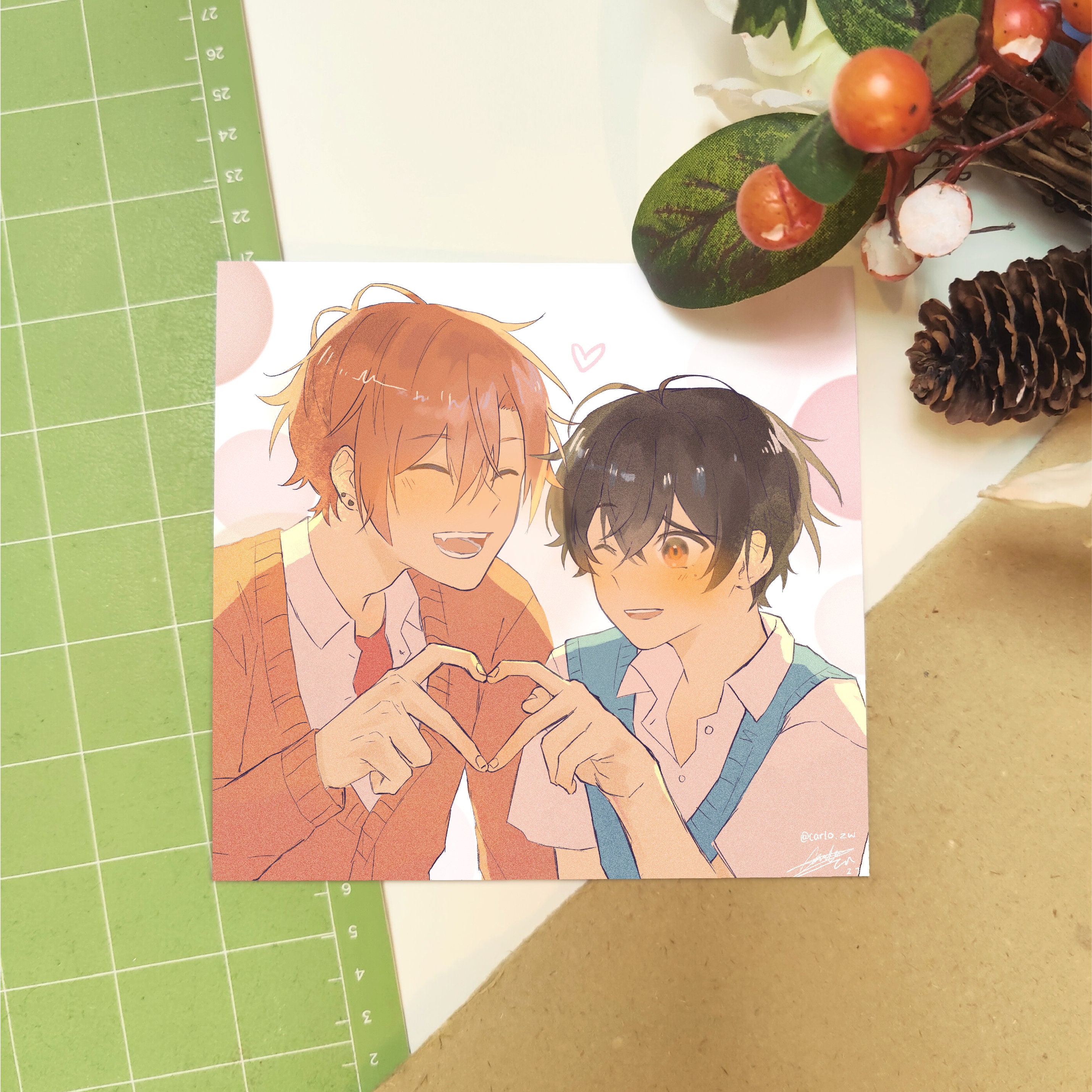 Sasaki and Miyano Art Print - Etsy