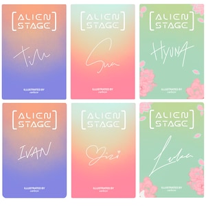 Alien Stage Photocard Set B (double Sided) - Etsy