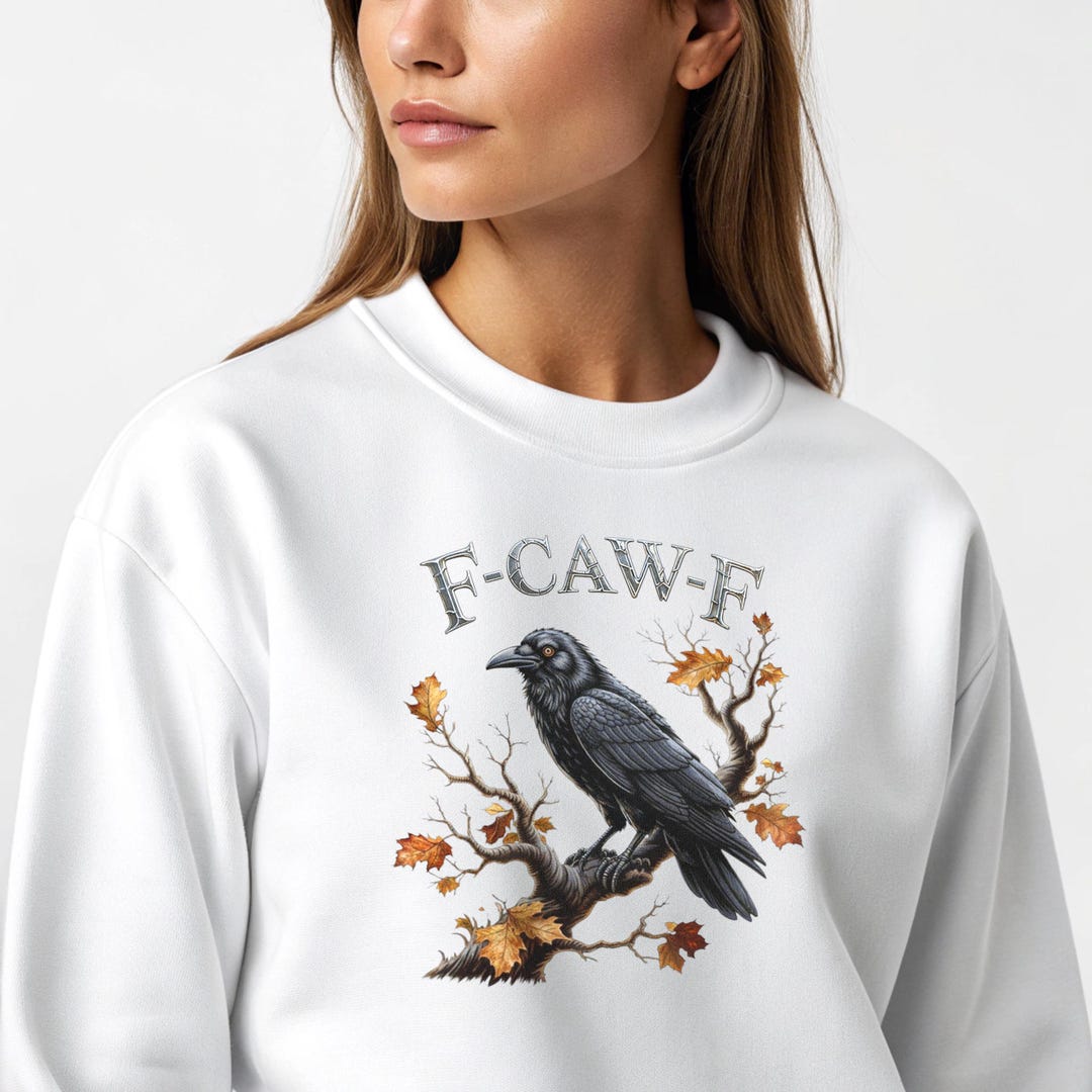 Spooky Raven PNG: Gothic Crow Clipart, Halloween Bird Art (digital ...