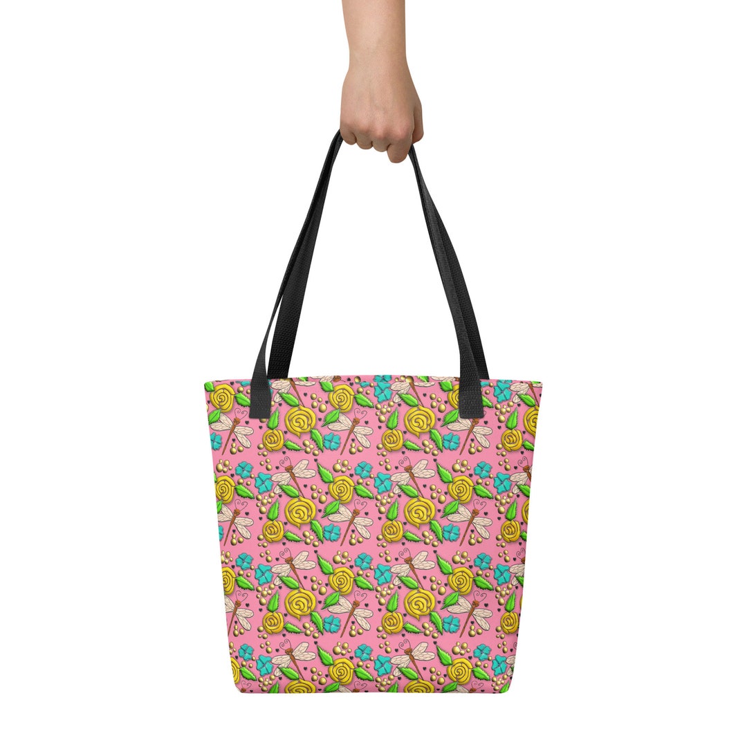 Dragonfly Candy Floss Tote Bag Book Bag travel Bag College Bag Shopping ...