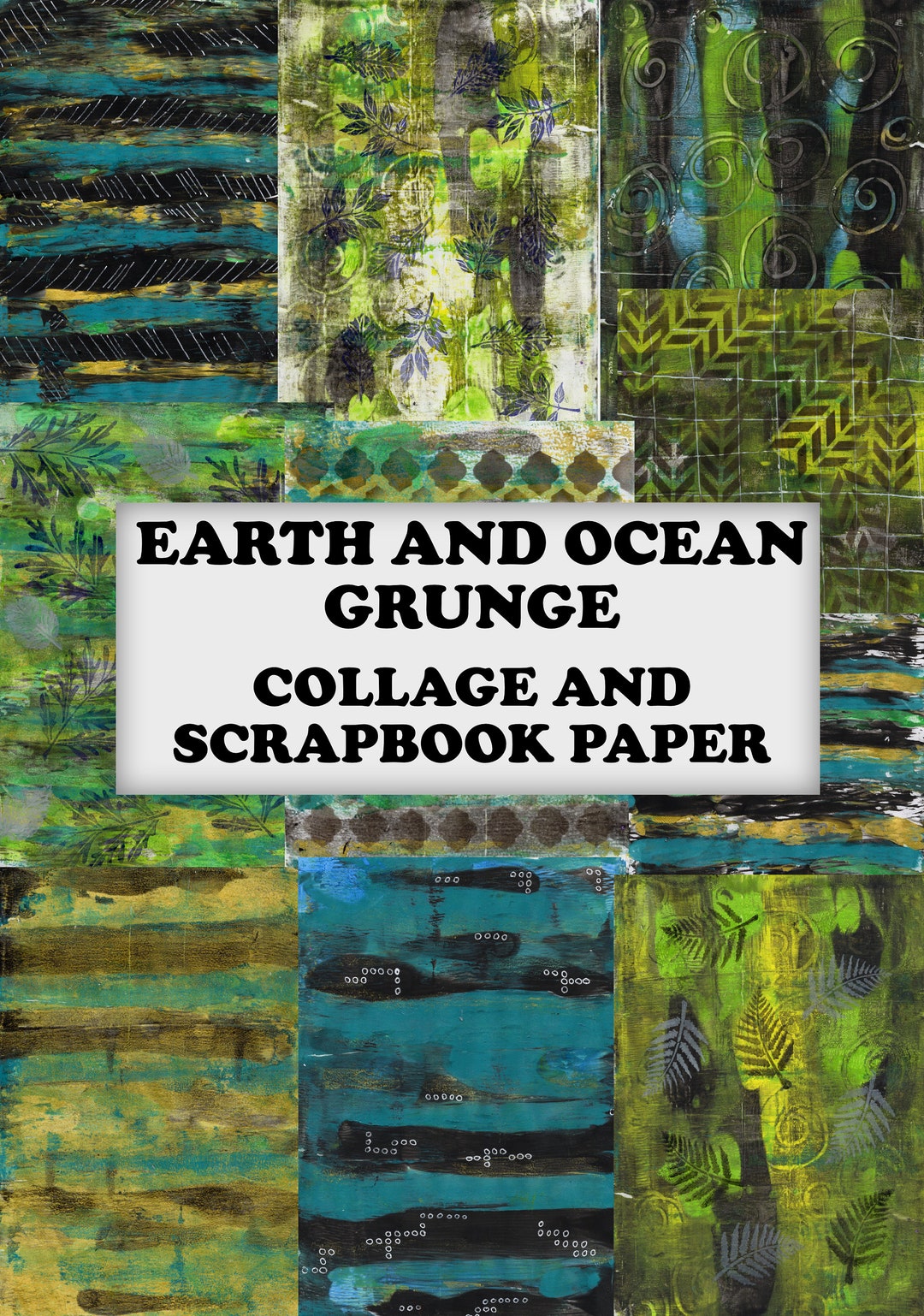 Scrapbook Paper - Printable Craft Paper - Printable Pack of 10 Digital ...