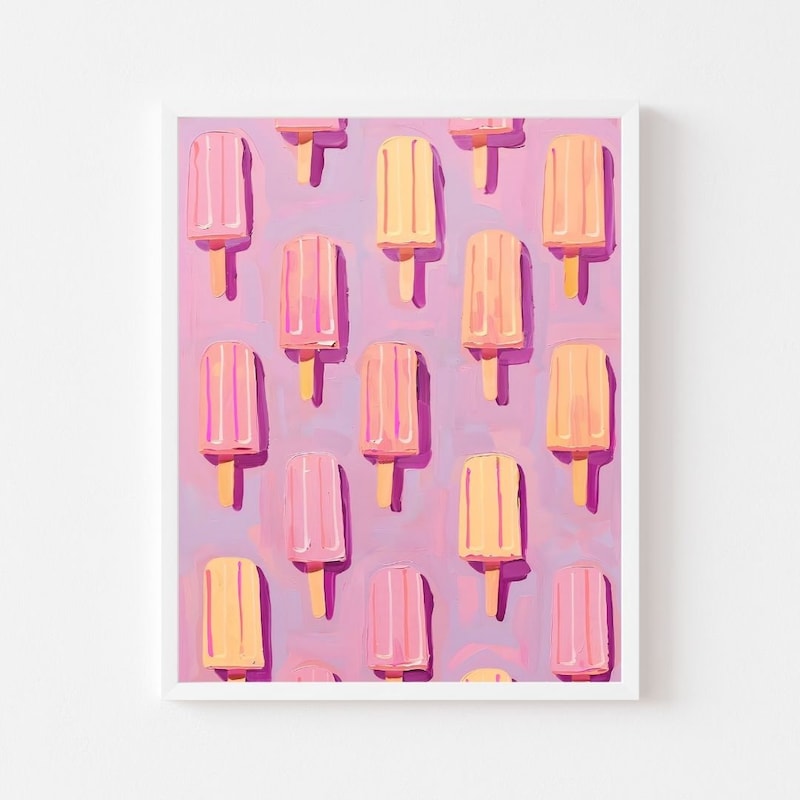 Popsicle Wall Art - Etsy
