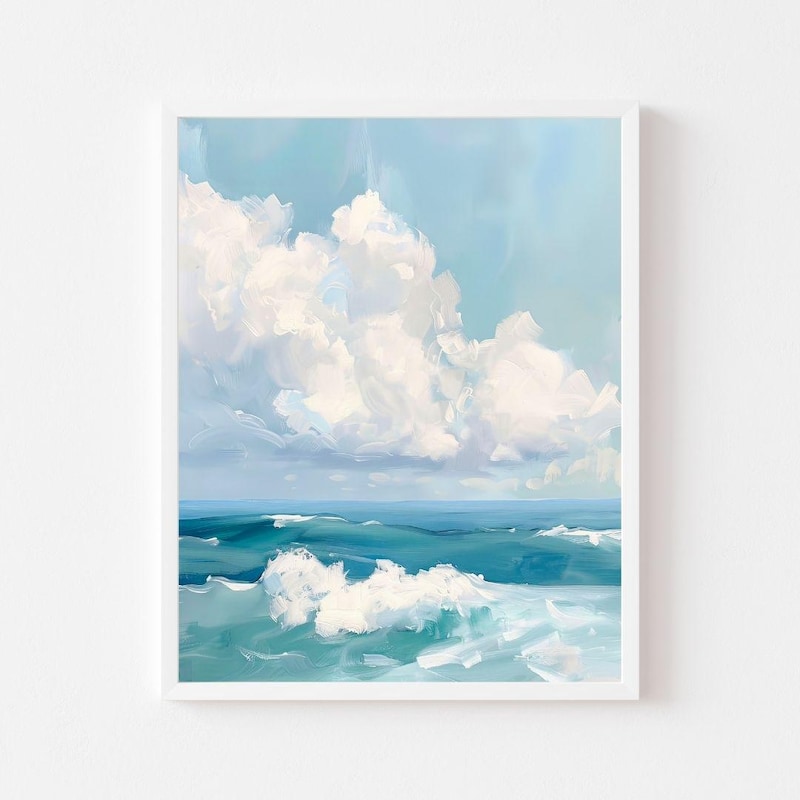 Wave Acrylic Paintings - Etsy