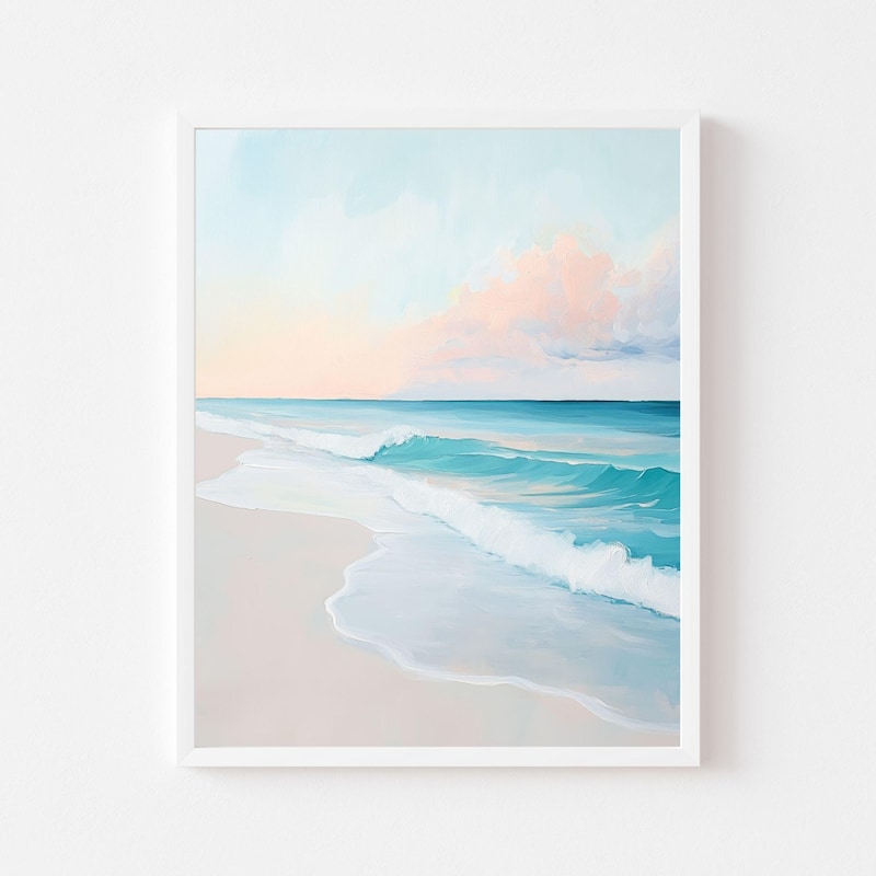 Soft Pastel Beach - Etsy