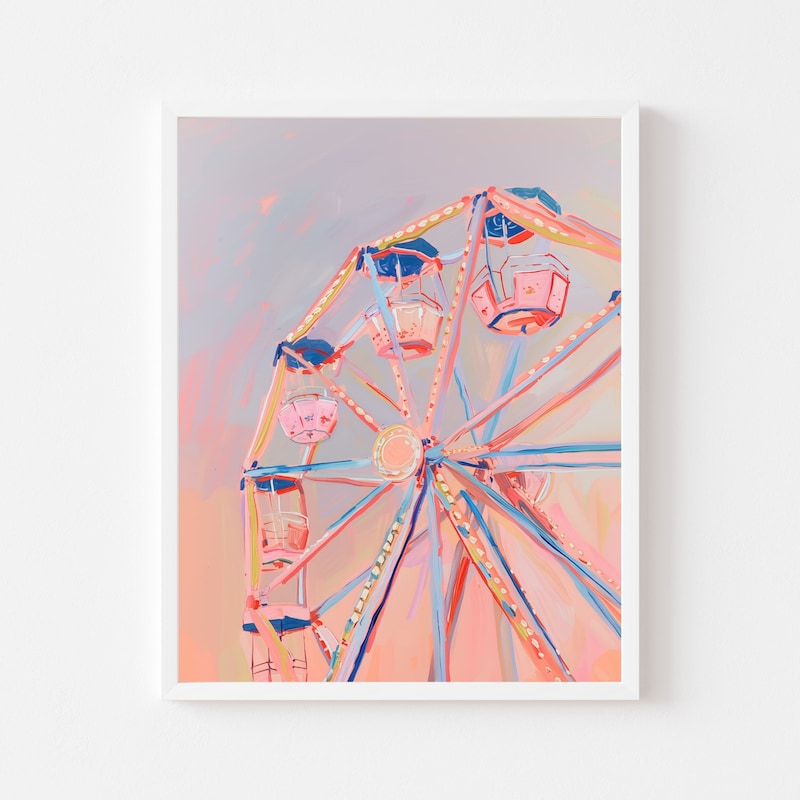 Ferris Wheel Art - Etsy