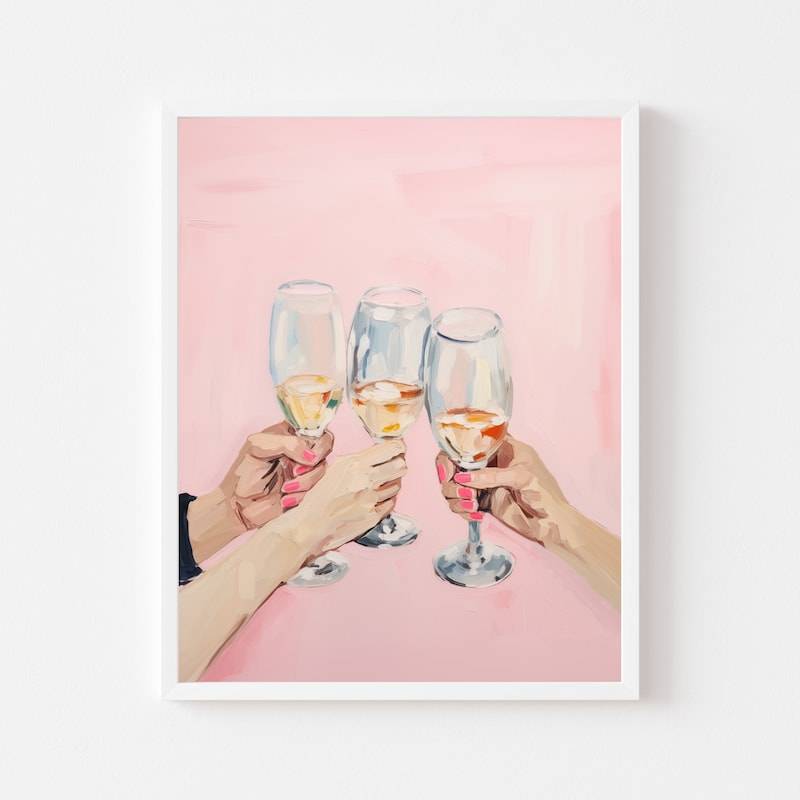 Cheers Painting - Etsy