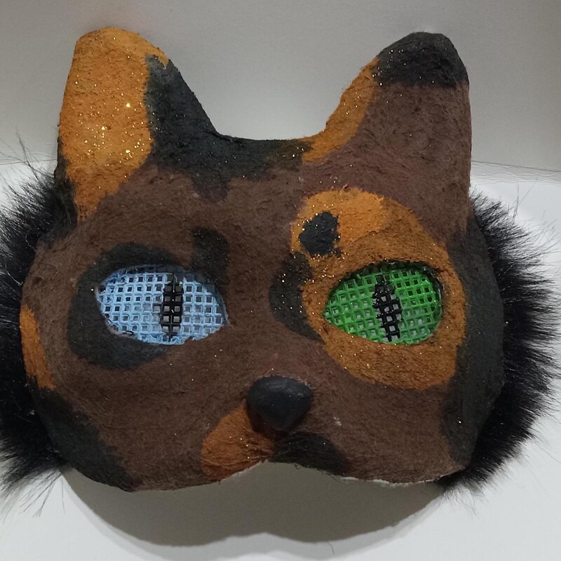 Calico Cat Therian Mask - Etsy